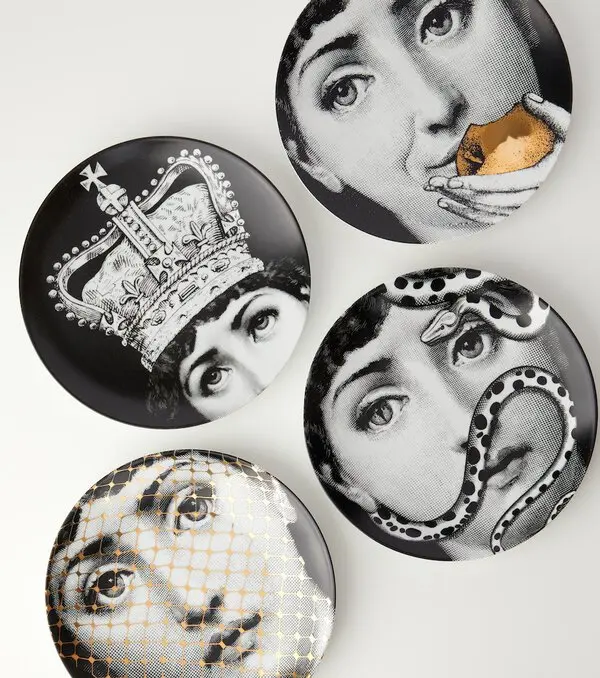 FORNASETTI Tema E Variazioni N.369 Wall Plate - Multicoloured