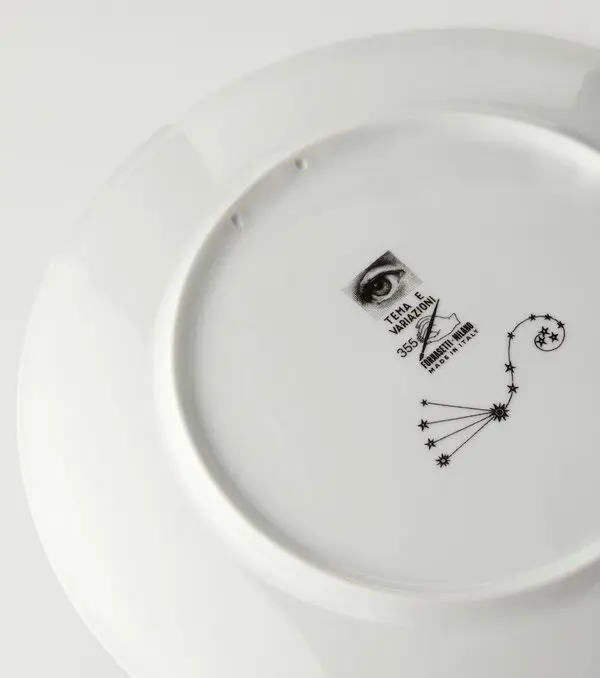 FORNASETTI Tema E Variazioni N.355 Scorpio Wall Plate - Black