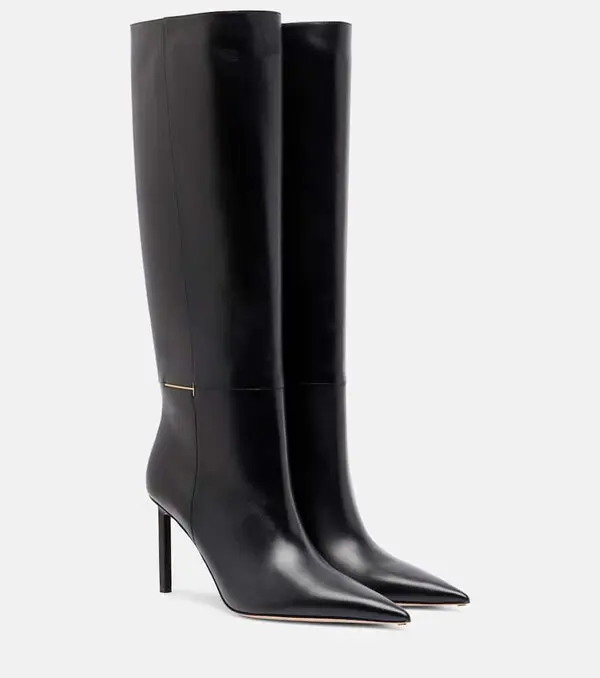 TOM FORD Julianne 85 Leather Knee-high Boots