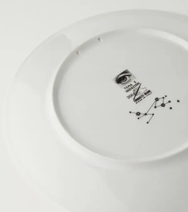 FORNASETTI Tema E Variazioni N.356 Sagittarius Wall Plate - Black
