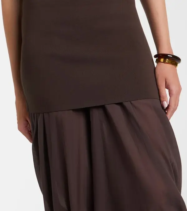 TOTEME Cocoon Jersey Midi Dress