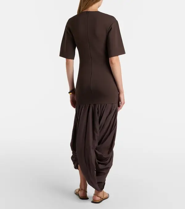TOTEME Cocoon Jersey Midi Dress
