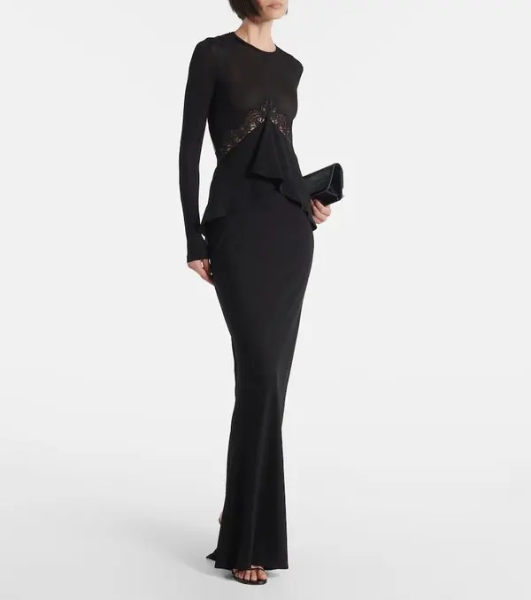 Christopher Esber Lace-trimmed Gown