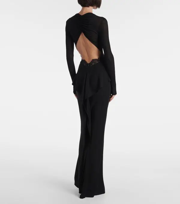 Christopher Esber Lace-trimmed Gown