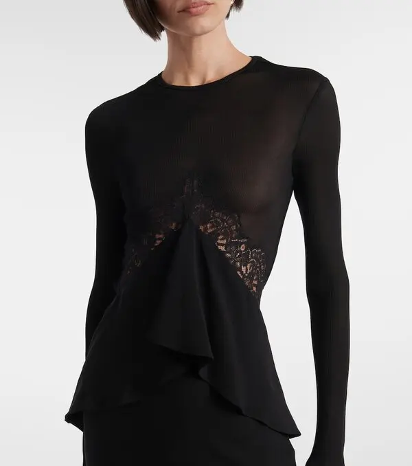 Christopher Esber Lace-trimmed Gown