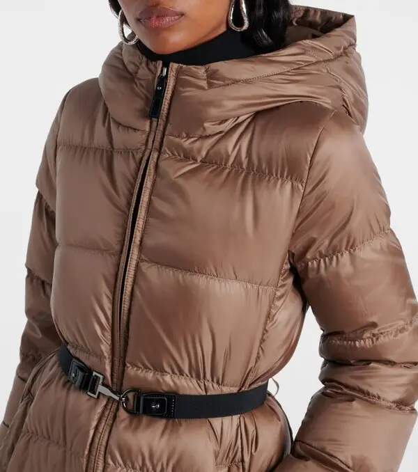 Max Mara The Cube Seipar Quilted Down Coat - Brown