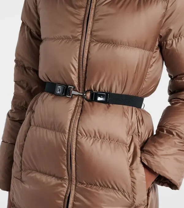 Max Mara The Cube Seipar Quilted Down Coat - Brown