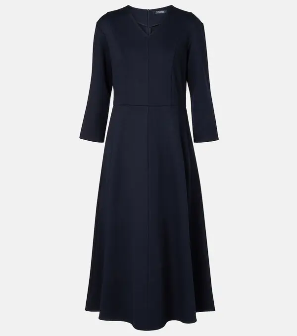 Max Mara Orione Midi Dress - Blue