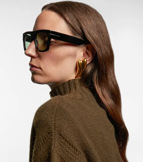 TOM FORD Fausto Square Sunglasses - Black