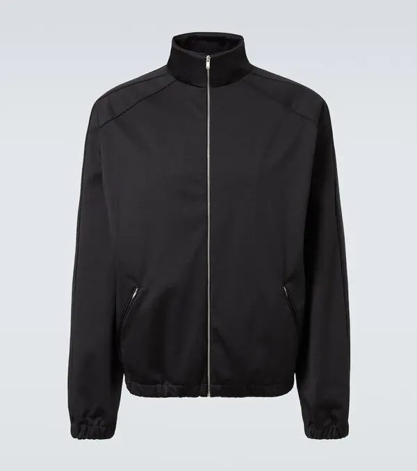 JIL SANDER Cotton-blend Sweatshirt - Black