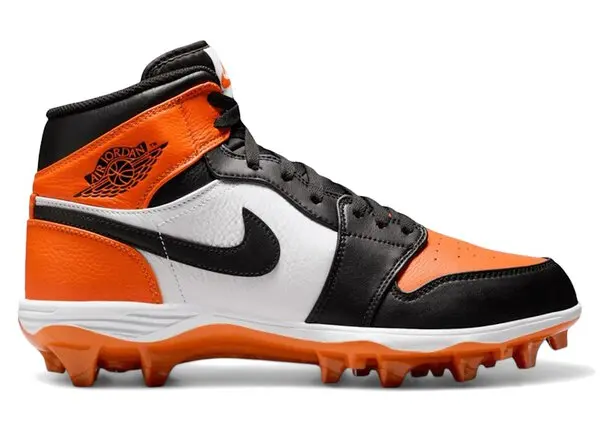 JORDAN 1 Mid Td Cleat Shattered Backboard - Starfish/black/white