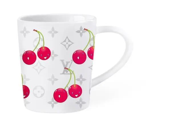 LOUIS VUITTON X Takashi Murakami Cherry Mug - White Monogram