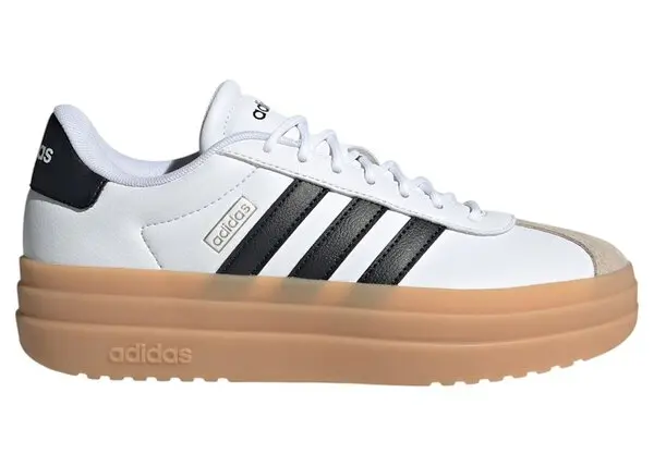 Adidas Vl Court Bold Sneakers - Cloud White/core Black/wonder Beige