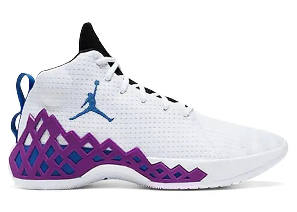 JORDAN Jumpman Diamond Mid Pf Sneakers - White/hyper Royal/hyper Violet