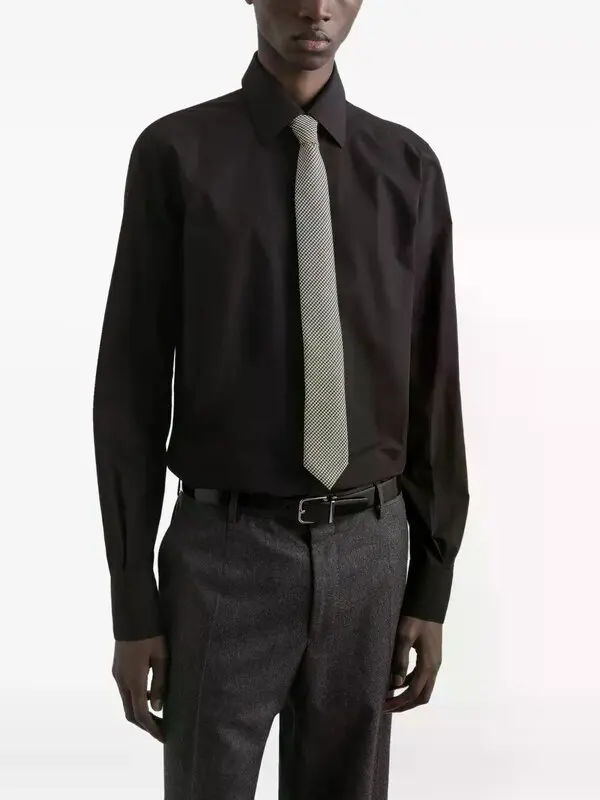 Dolce & Gabbana Check Pattern Pointed Tie