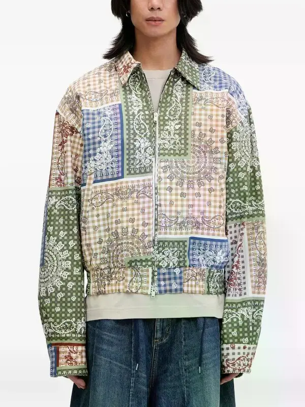 Rhude Patchwork Zip-up Jacket