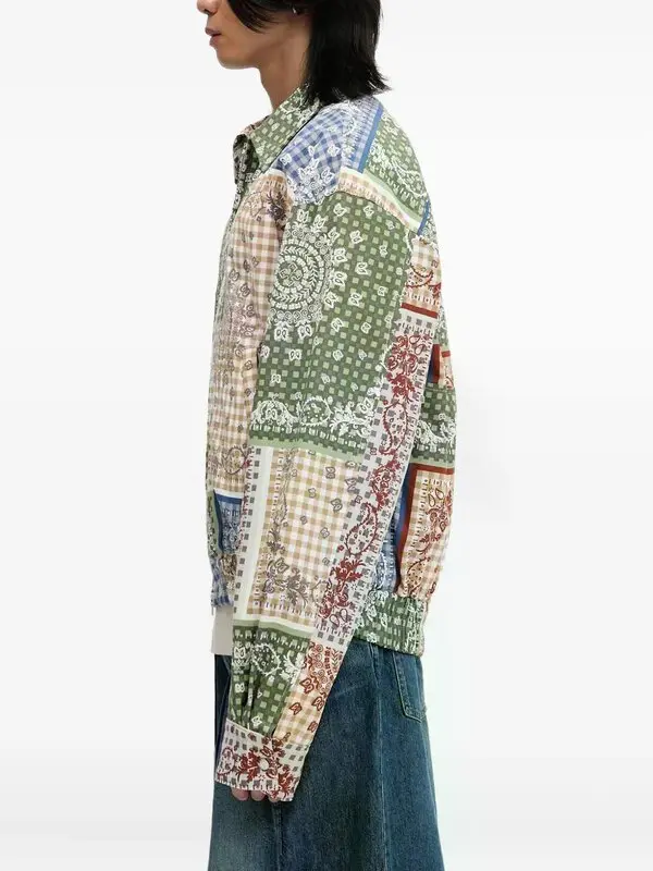 Rhude Patchwork Zip-up Jacket