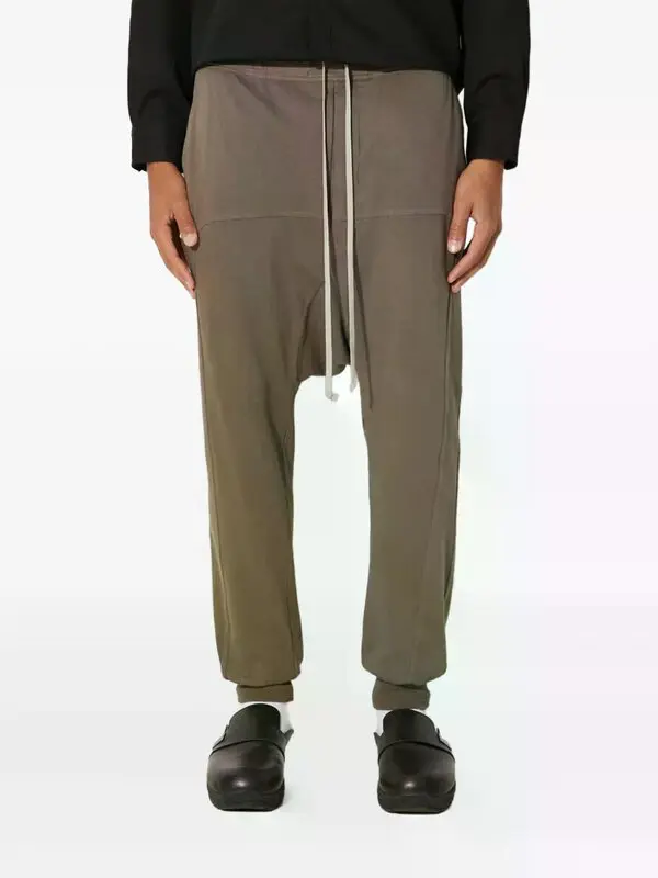 Rick Owens Drawstring Drop-crotch Trousers - Brown