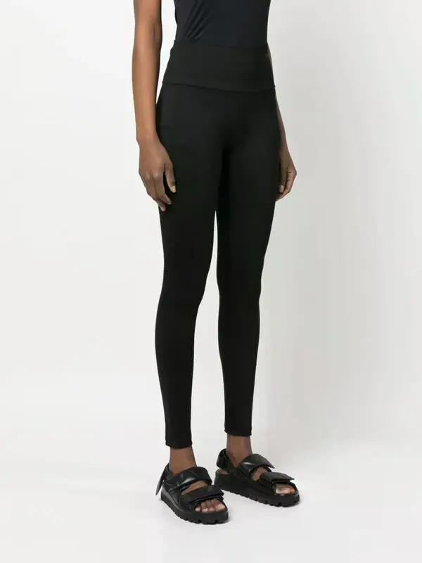 MSGM Logo-print High-waist Leggings