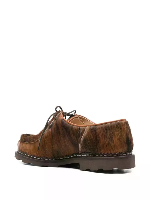 Paraboot Michael Calf-hair Derby Shoes - Brown