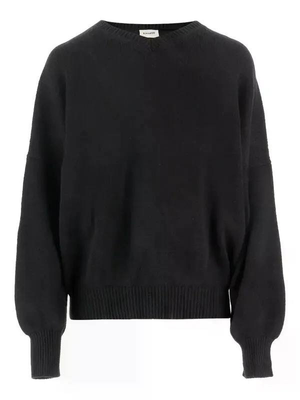 Khaite Wolfe Cashmere Sweater - Black