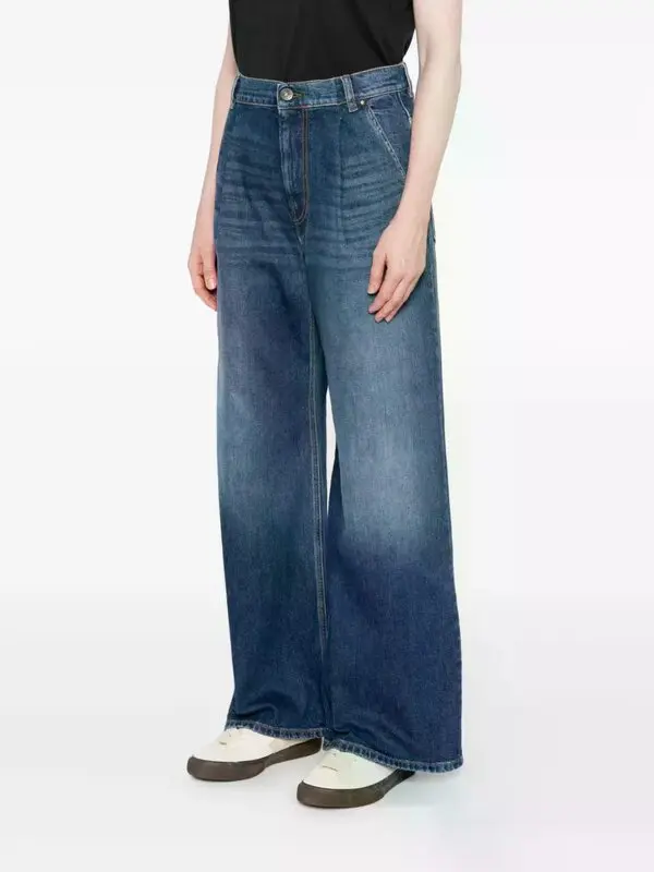 Max Mara Pleated-front Jeans