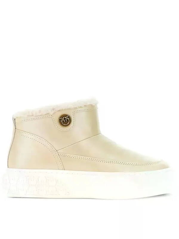 Pinko Yoko 22 Platform Boots - Neutrals