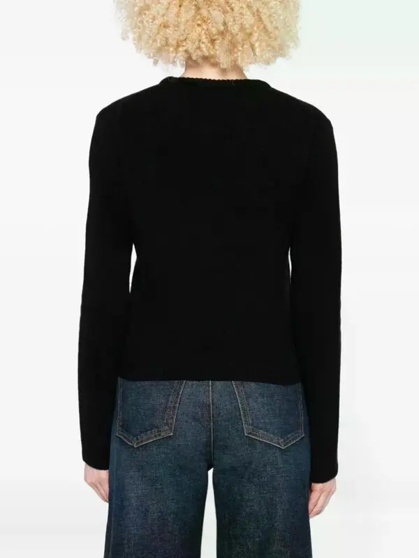 Moncler Logo-embroidered Wool Jumper