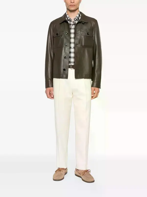 TOM FORD Checked Flap-pocket Western Shirt