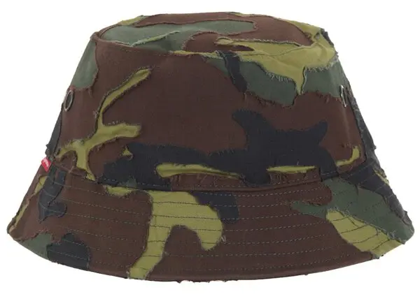 Supreme Layered Camo Crusher Hat - Woodland Camo