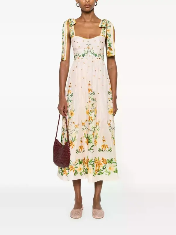 Farm Rio Botanical Beauty Midi Dress