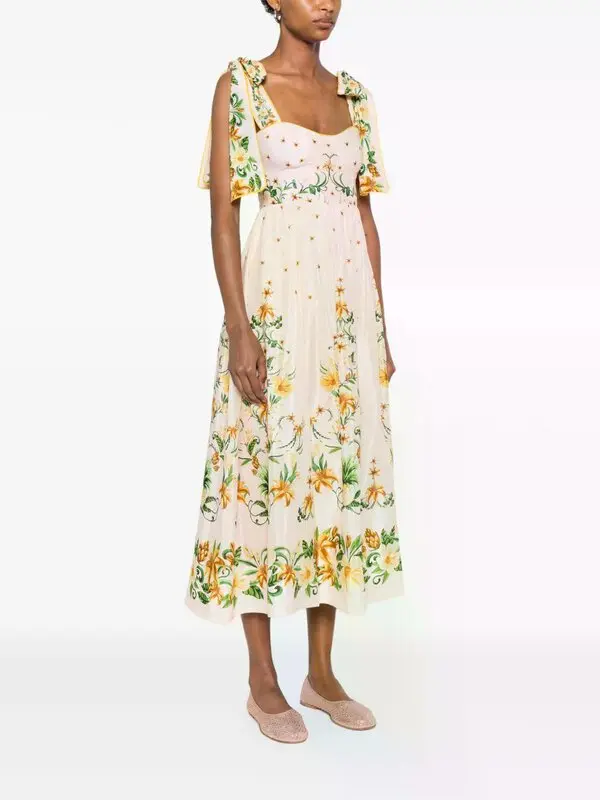 Farm Rio Botanical Beauty Midi Dress