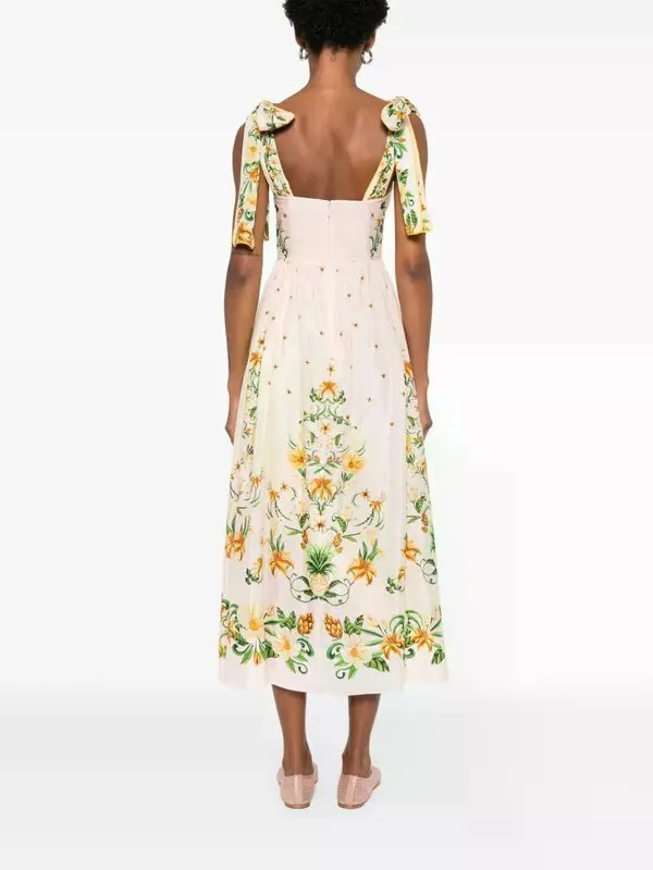 Farm Rio Botanical Beauty Midi Dress