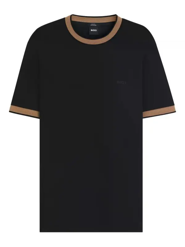 BOSS Contrast-trimmed T-shirt