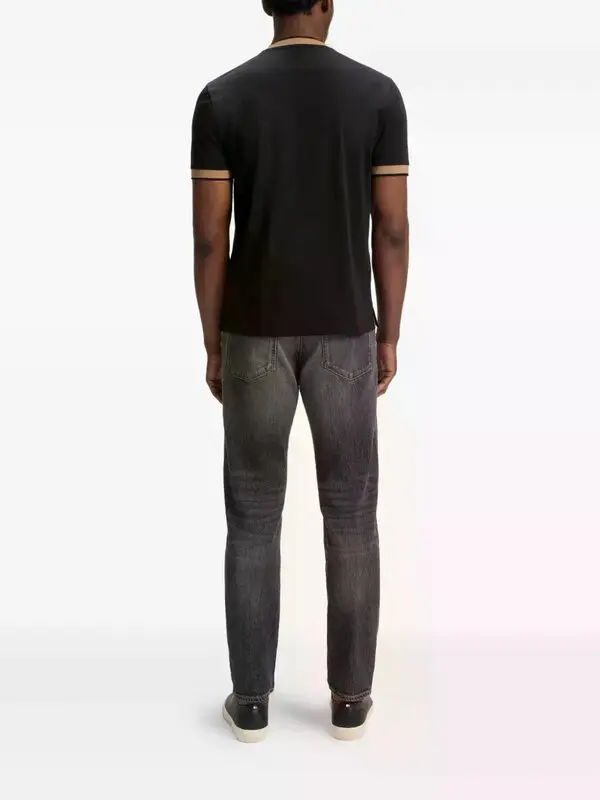 BOSS Contrast-trimmed T-shirt