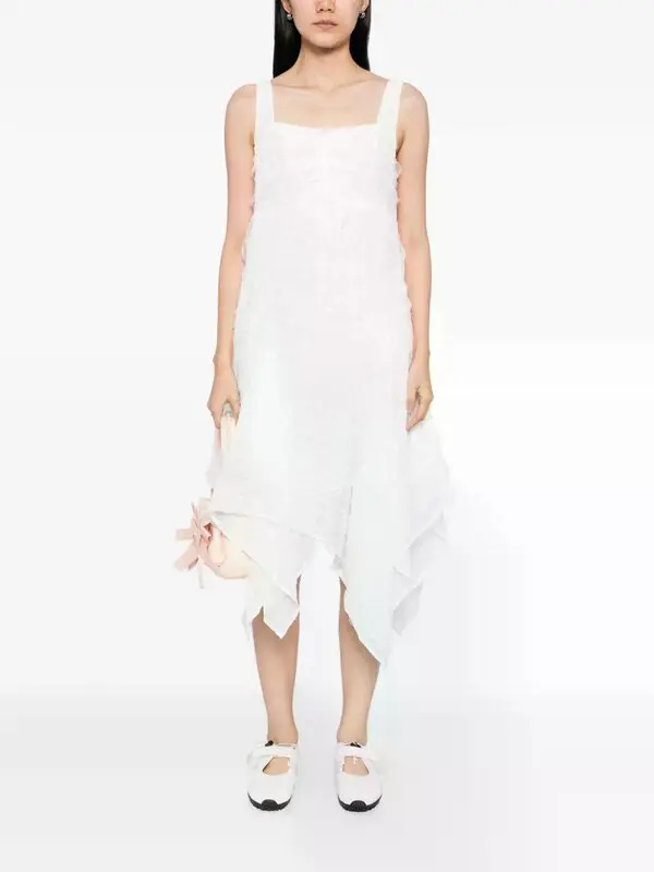 B+AB Square Neck Draped Dress