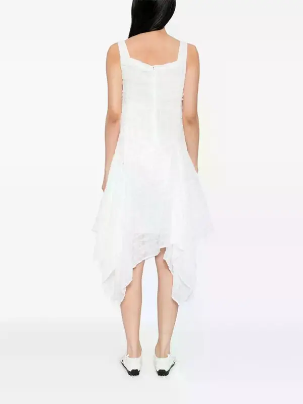 B+AB Square Neck Draped Dress