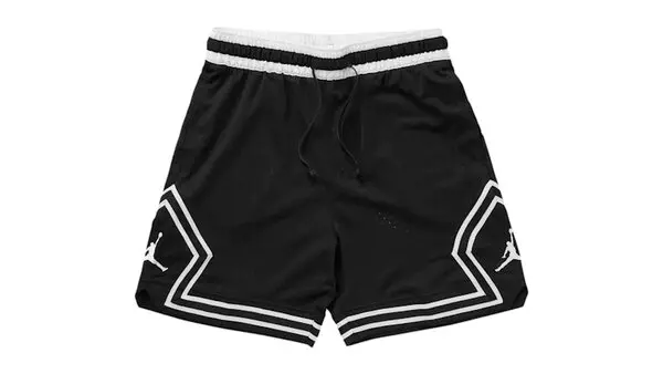 JORDAN Sport Diamond Mesh Dri-fit Shorts - Black/white