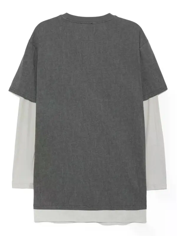 TOUT A COUP Layered Long-sleeve T-shirt