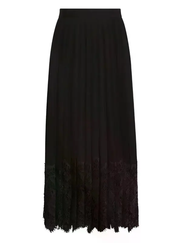 Dolce & Gabbana Midi Skirt With Lace Trim