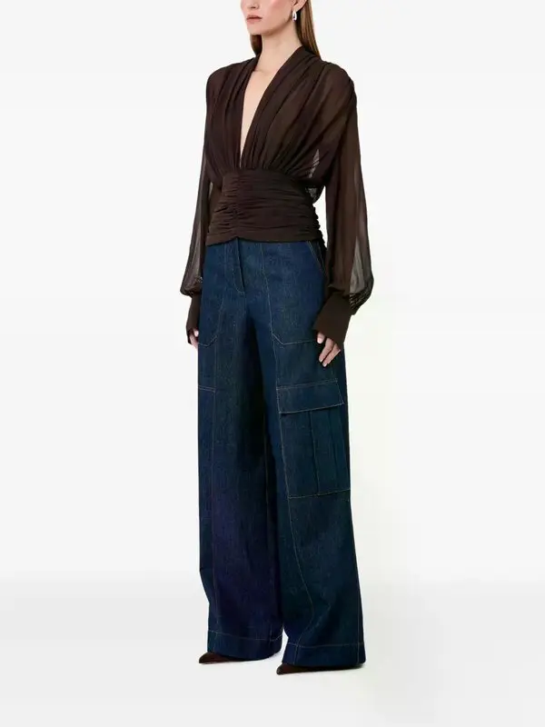 NICHOLAS Jacqueline Pleated-gathered Top