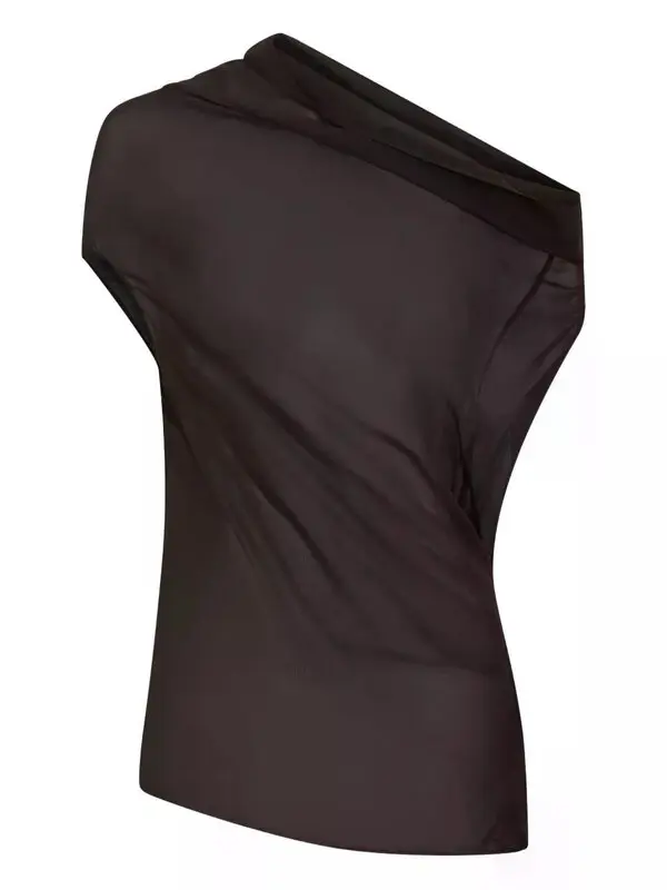 NICHOLAS Ryanne Asymmetrical Draped Top