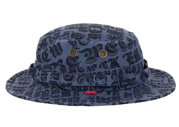 Supreme Cities Jacquard Boonie Hat - Navy Blue