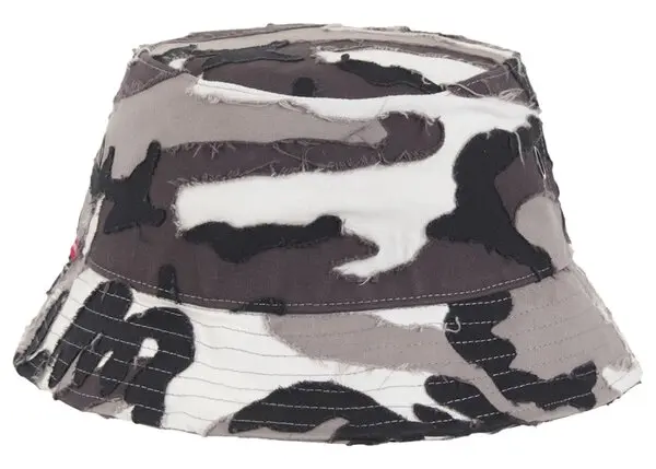 Supreme Layered Camo Crusher Hat - Snow Camo