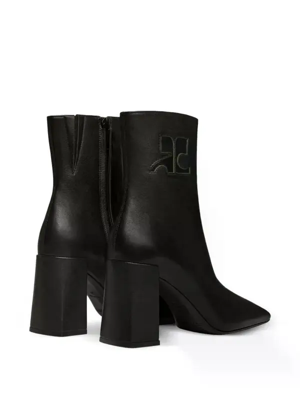 COURREGES 90mm Block-heeled Ankle Boots