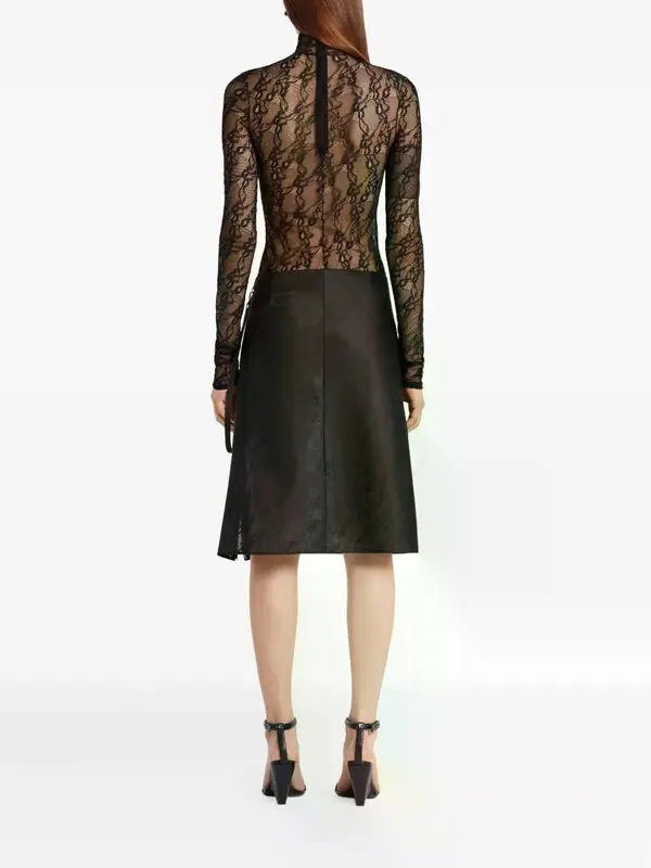 COURREGES Zippered A-line Skirt