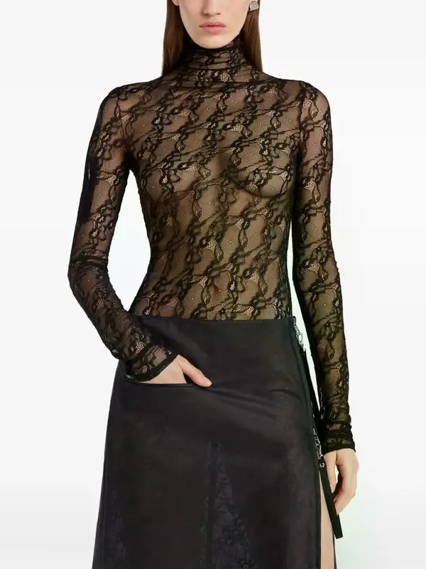 COURREGES Zippered A-line Skirt