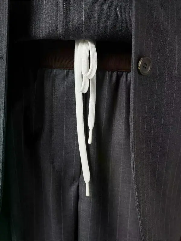 Miu Miu Pinstriped Virgin Wool Trousers