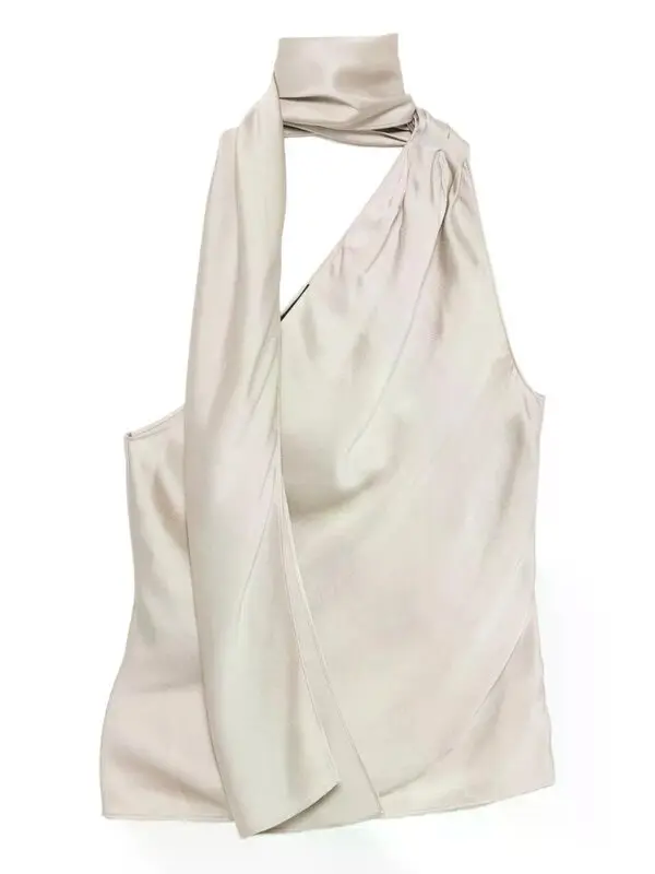 TOM FORD One-shoulder Scarf-detail Top