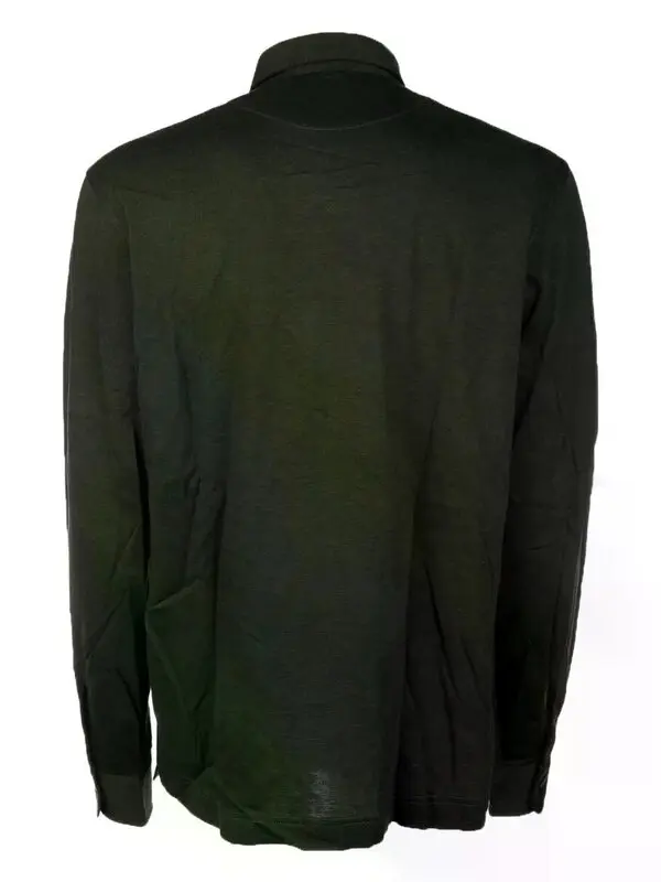 4FF Long-sleeve Polo Shirt - Green